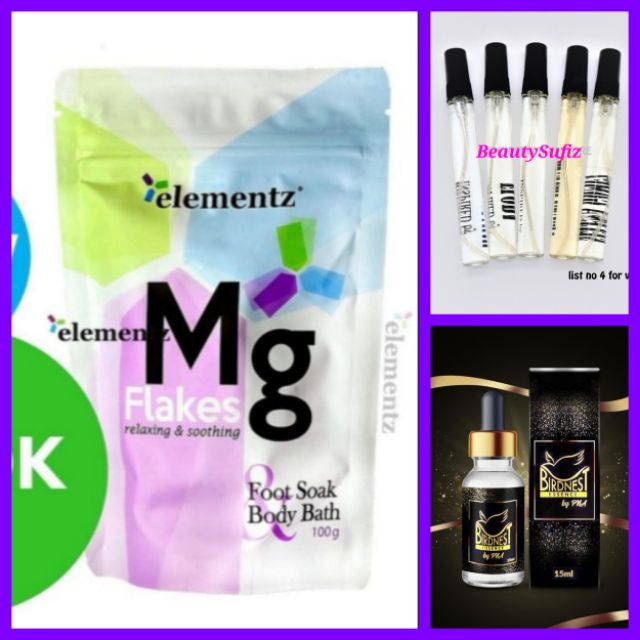💐Eksklusif Gift💐 - Elementz Magnesium Flakes 100g (Mg) | Shopee Malaysia