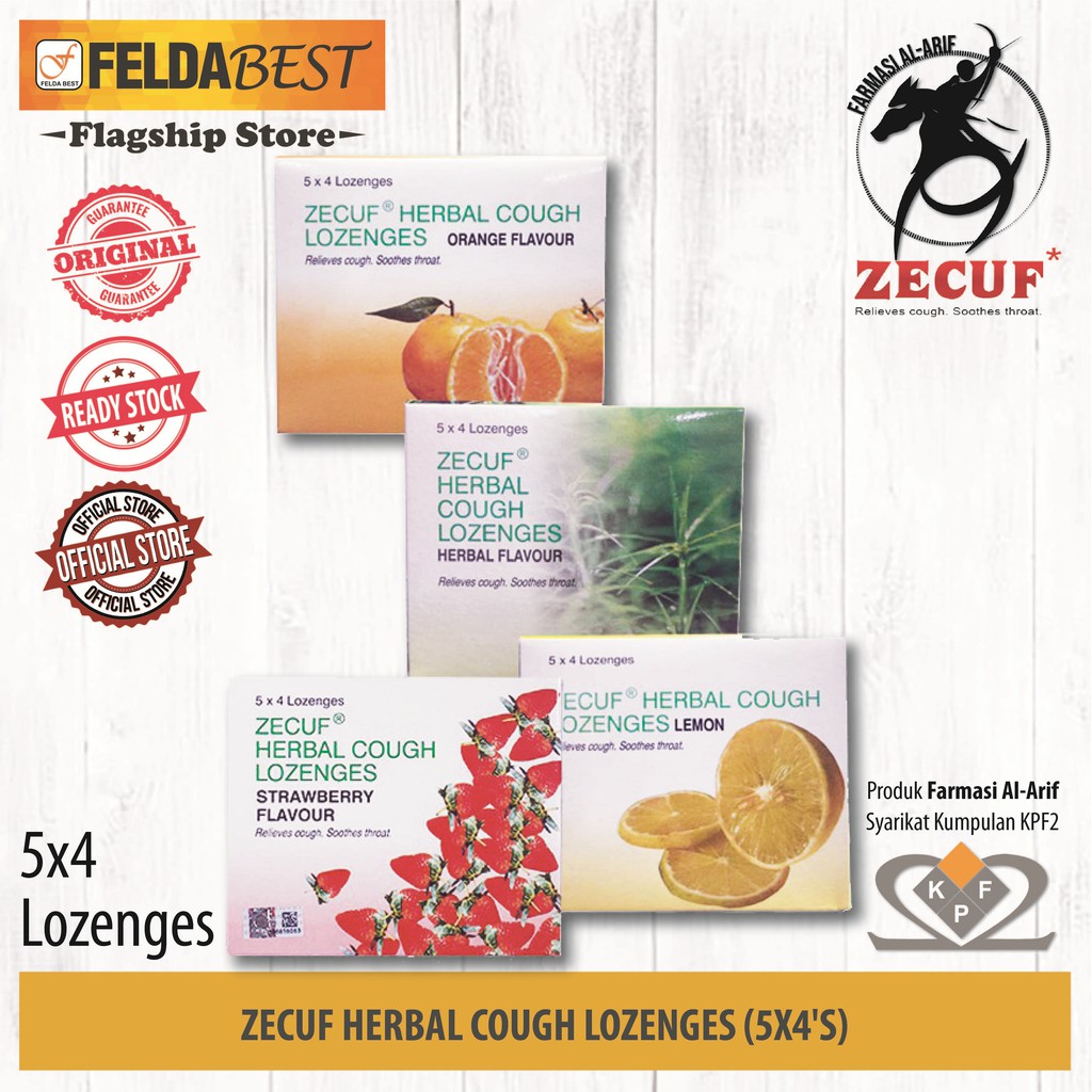 Zecuf Herbal Cough Lozenges (5x4's) | Shopee Malaysia