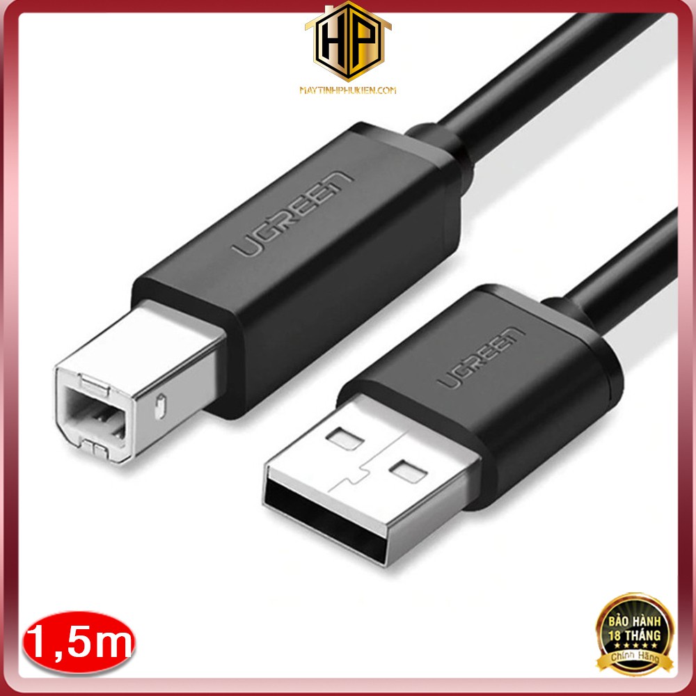 Ugreen 10845 - Printer cable 1.5m long - Genuine USB 2.0 printer signal ...