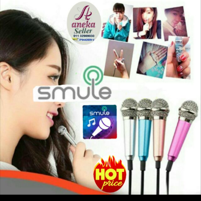 MIC SMULE KARAOKE~" Mini Microphone Stereo" | Shopee Malaysia