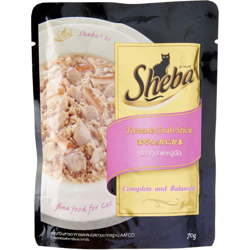 SHEBA Tuna & Crabstick Pouch 70g | Shopee Malaysia
