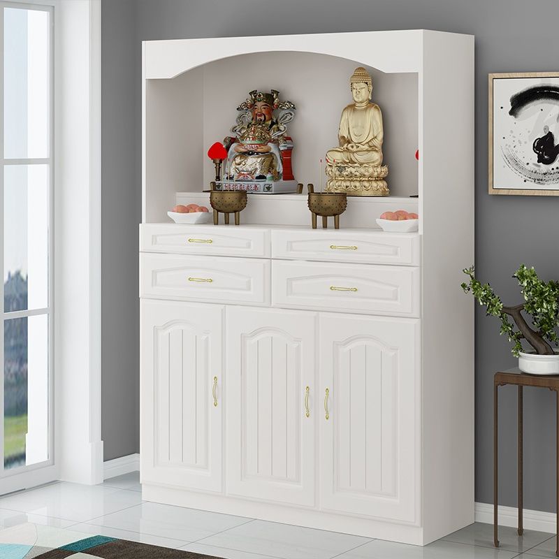 Buddhist altar cabinet with door God of Wealth God statue God table ...
