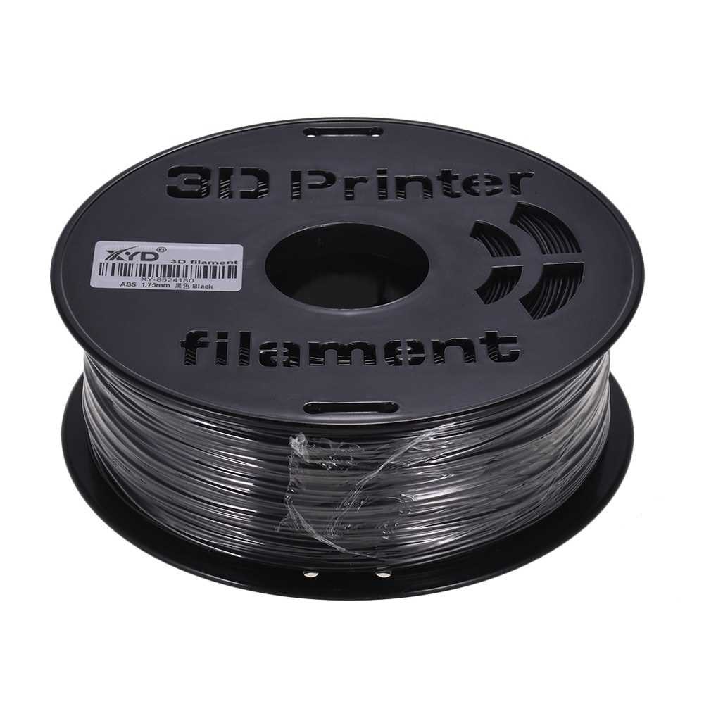 1KG/ Spool Colorful ABS Filament 1.75mm Diameter Printing Material Filament (Black) | Shopee ...