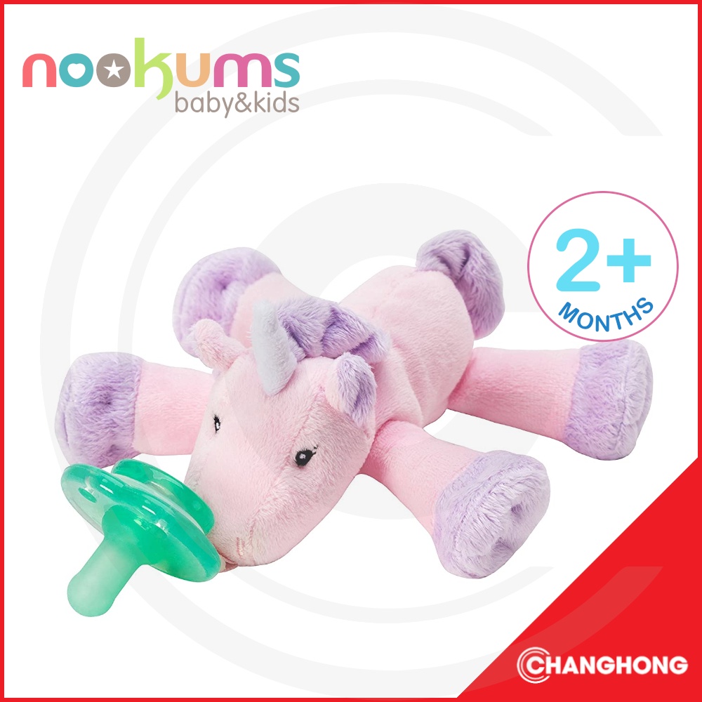 Nookums Paci-Plushies® Shakies – Unity Unicorn (Animal Plushie with ...