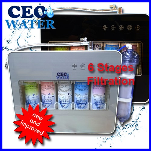 CEO Water 6 Stages BOSS Tabletop Filtration System Direct Drinking ...