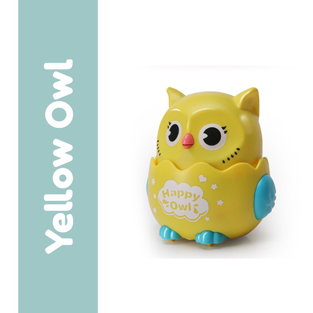 Realeos Kids Toy Press Go Owl Car Snail Penguin Push Pull Back Toys ...