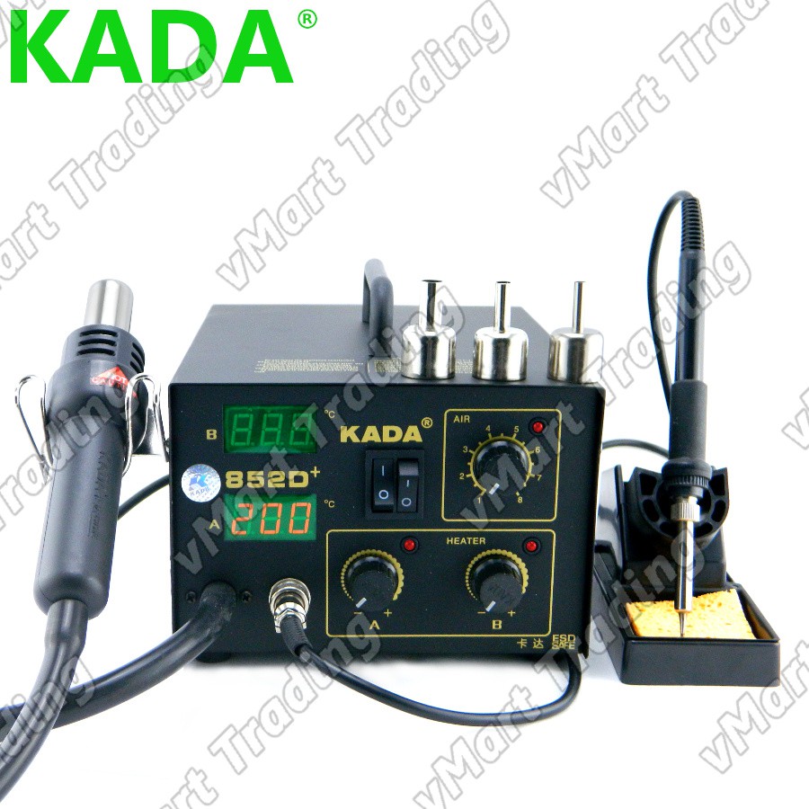 KADA 852D+ Digital Soldering & Hot Air Rework Station | Shopee Malaysia