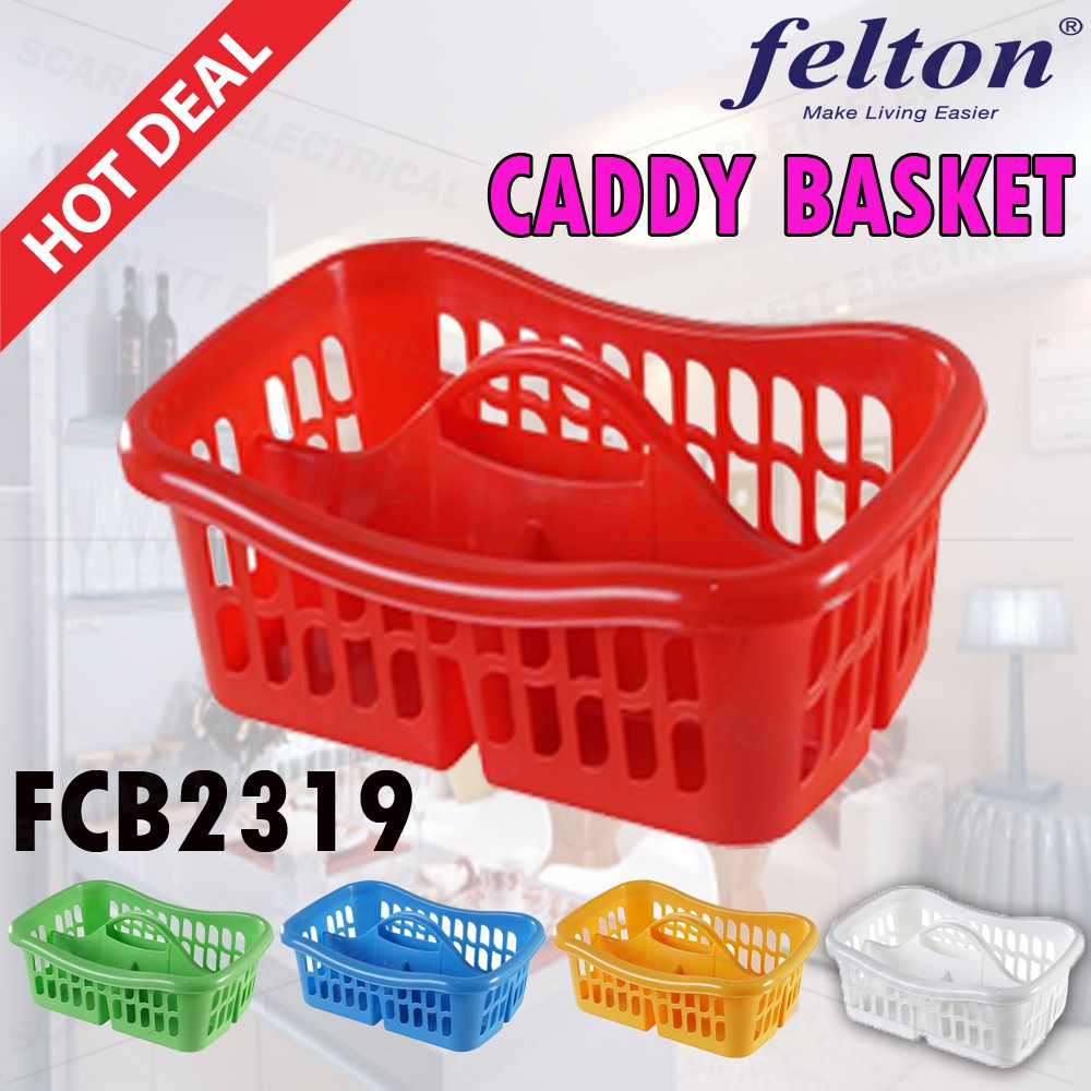 FELTON Caddy Basket Storage Rack 3 Compartment FCB2319FELTON Caddy ...