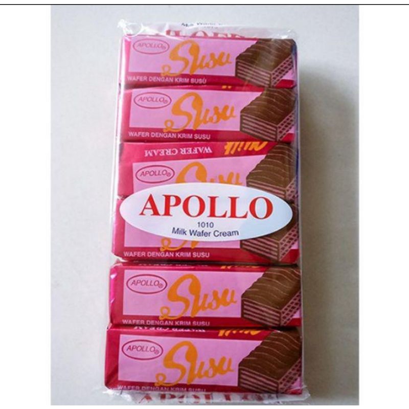 Apollo Wafer Cream (Milk Wafer Cream / Milk Chocolate Wafer Cream 12g× ...