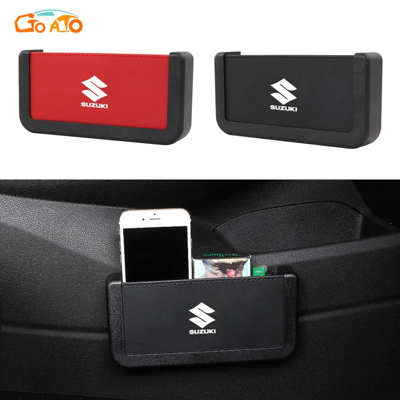 GTIOATO Car Mobile Phone Storage Box Auto Phone Holder Key Card Pocket ...