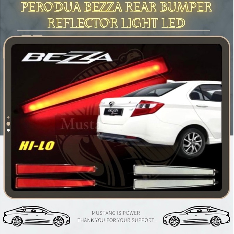 【READY STOCK！】PERODUA BEZZA REAR BUMPER REFLECTOR RUNNING SIGNAL REAR ...