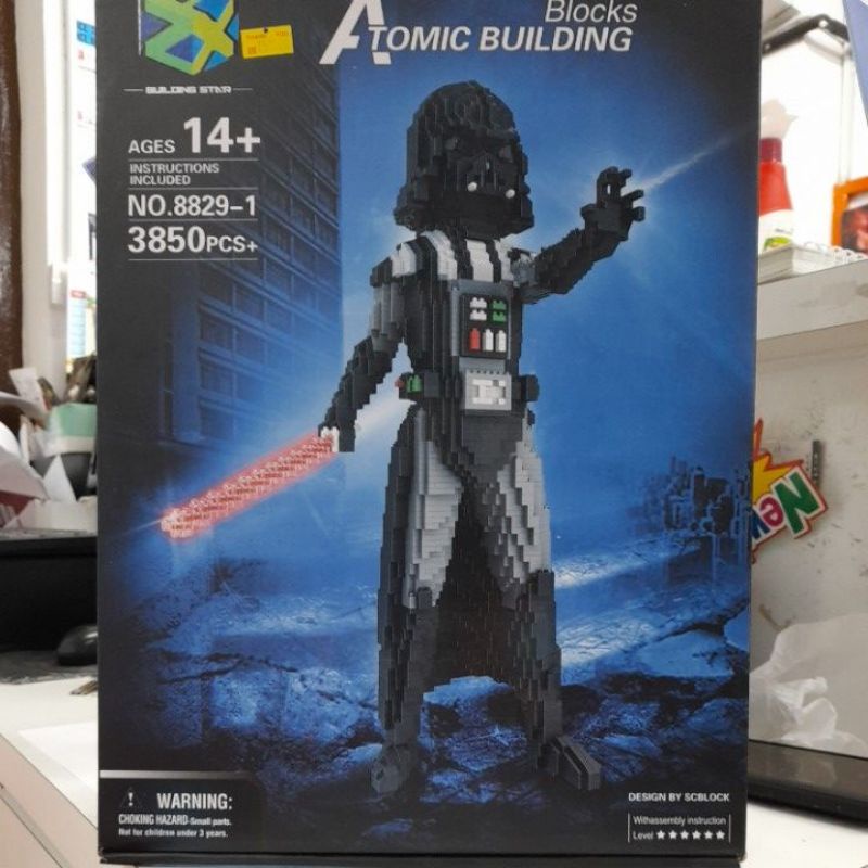 BUILDING STAR 8829-1 DARTH VADER KAWS CREATIVE SERIES 7002 BLOCKS | Shopee Malaysia