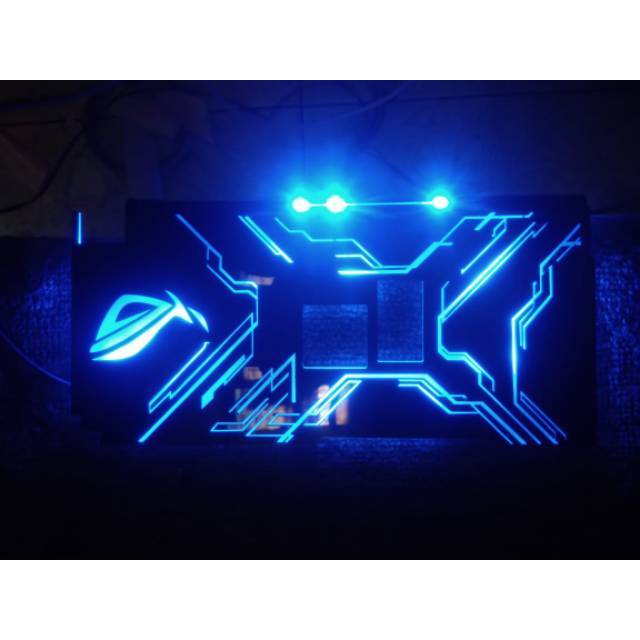 PUTIH Led Strip Backplate VGA/VGA Cover/Computer Case - White | Shopee ...