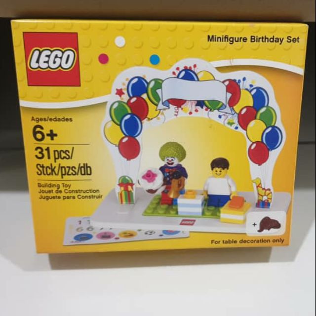 LEGO 850791 Minifigure Birthday Set (NEW) | Shopee Malaysia