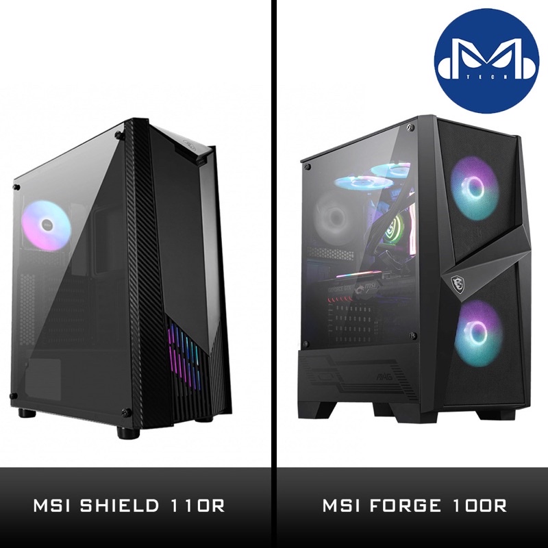 MSI MAG Forge 100R /110R Case Tempered Glass Gaming Case | Shopee Malaysia