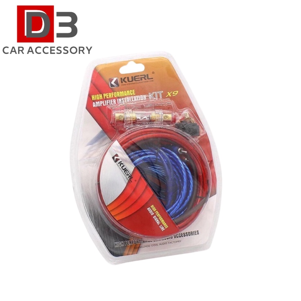 Car Audio Subwoofer Amplifier AMP Wiring Fuse Holder Wire Cable Kit ...