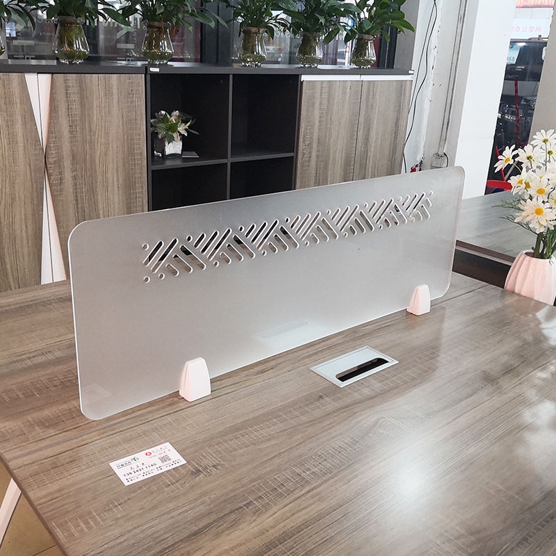 Office Desktop Baffle Table Partition Acrylic Screen Baffle Desktop ...