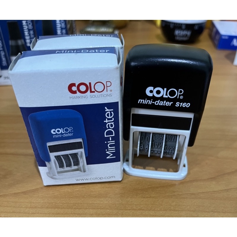 Colop S160 Mini Date Stamp with your own Wording😬 | Shopee Malaysia