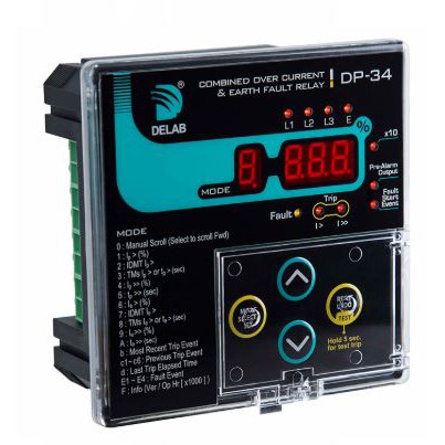 DELAB DP-34 IDMT Combined Overcurrent & Earth Fault Relay | Shopee Malaysia