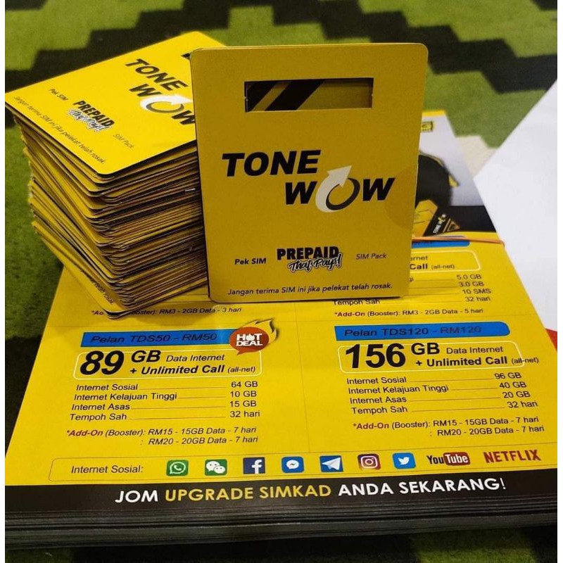 Simkad Digi Tone Wow | Shopee Malaysia