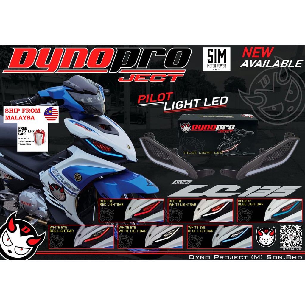 [DYNOPRO] Dyno Project Pilot Lampu Zhipat / Mata Gaban LC135 V2 V3 V4 V5 V6 V7 Zhipat Zhi.pat ...