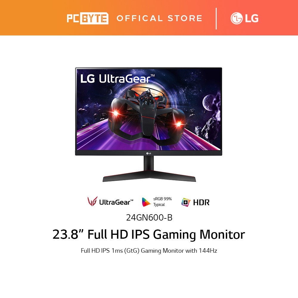 LG UltraGear 24GN600-B 24" IPS 1ms 144Hz HDR with FreeSync Monitor ...