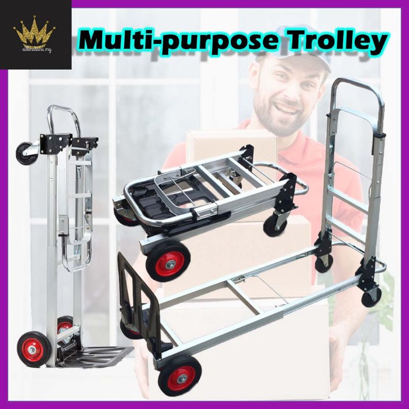 Multi-Purpose Folding Cart Foldable Utility Logistics Cart Folding ...
