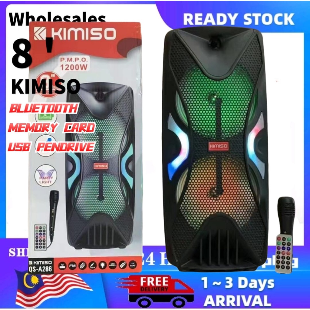Original KIMISO QS-A286 Wireless Portable Karaoke Bluetooth Speaker ...