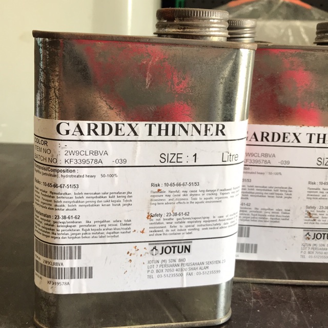 Cheapest ! Jotun Gardex Thinner 1 Liter | Shopee Malaysia
