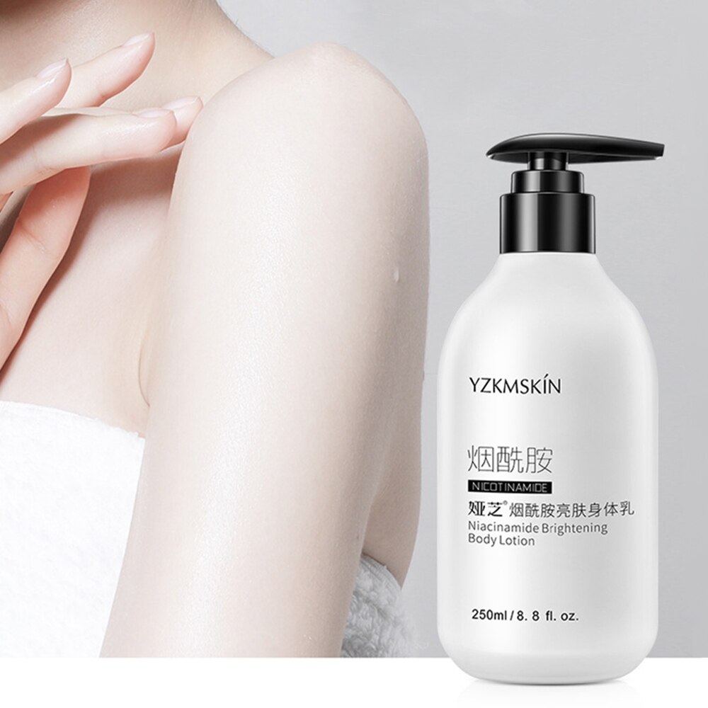 Niacinamide Whitening Body Lotion Cream / Moisturizing Dark Skin Care Improve Lightening Cream ...