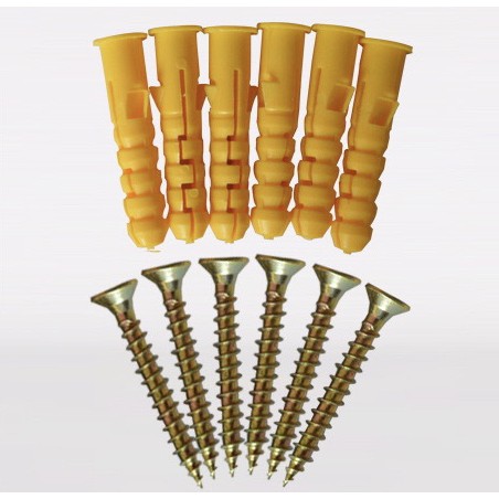 💥READY STOCK💥 PVC Wall Plug PVC Set Wall Plug Screw High Quality Skru ...