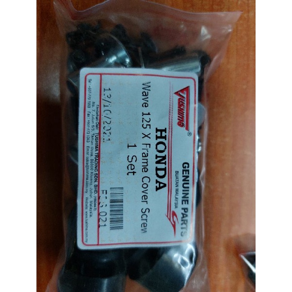 HONDA WAVE125X SREW BODY SET | Shopee Malaysia