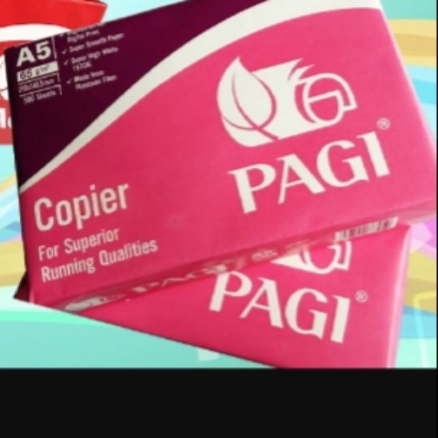 A5 Pagi paper 65gsm 500 sheets/ream (Half the size of A4 paper but ...
