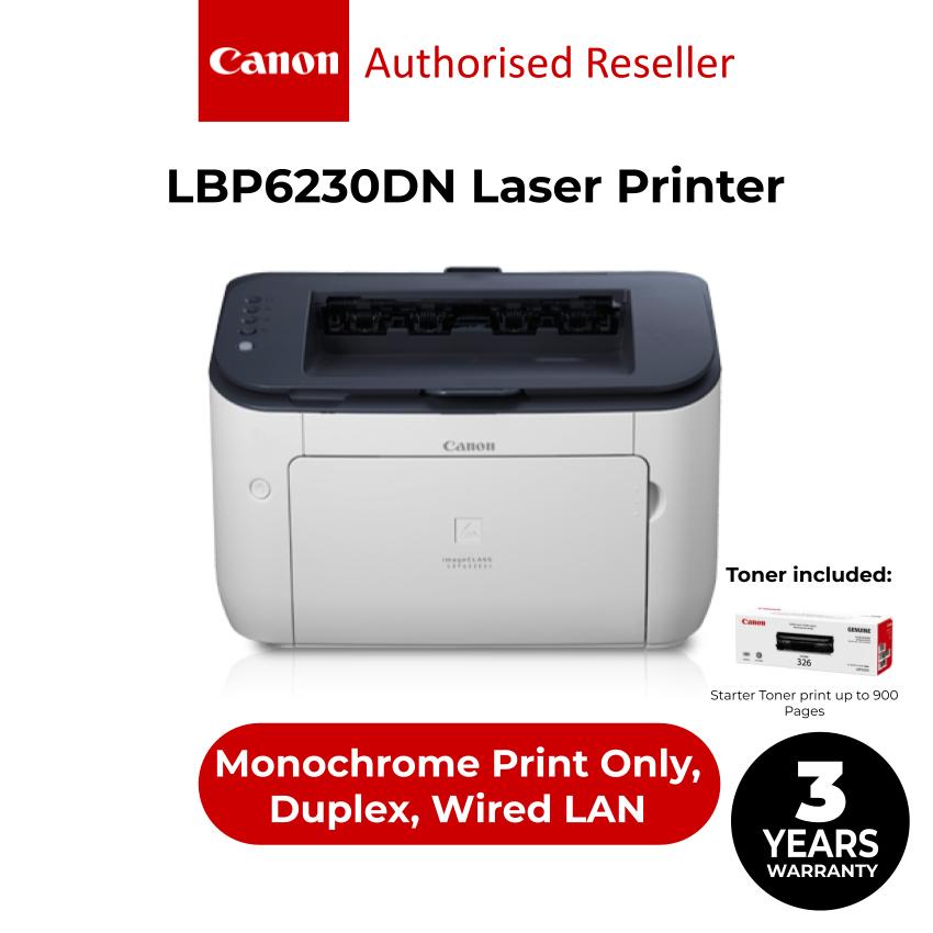 CANON imageCLASS Lasejet LBP6230DN Monochrome Compact Wired LAN Laser ...
