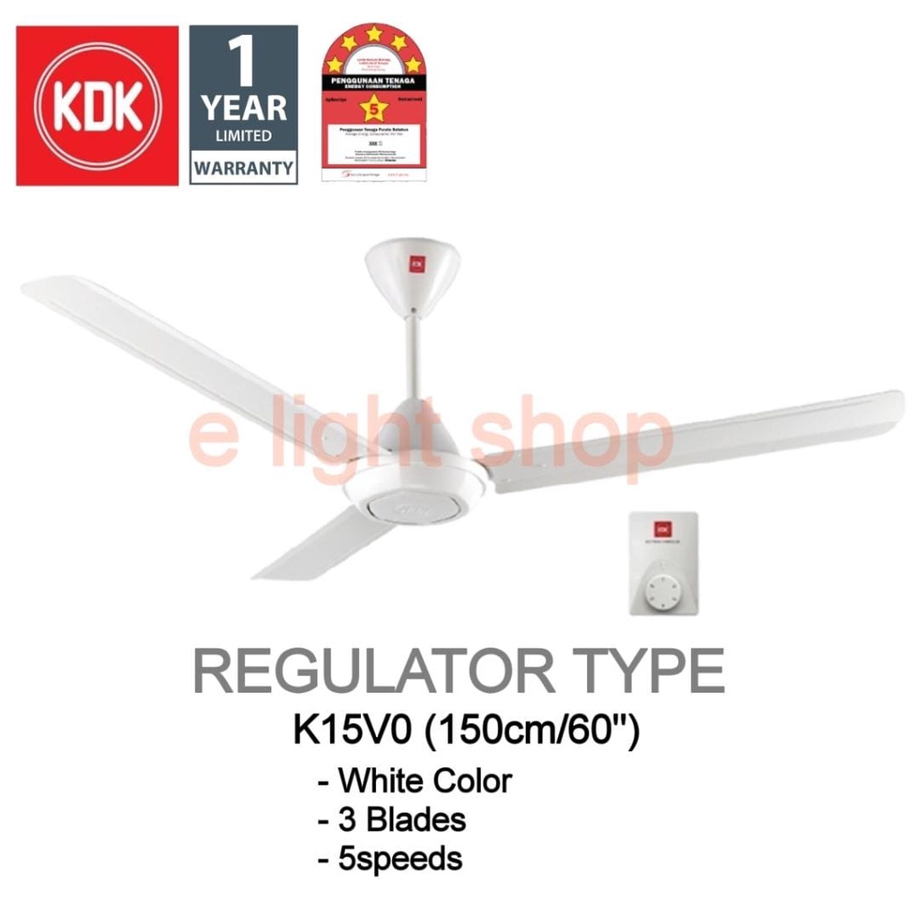 KDK K14PH 5 BILAH KIPAS SILING REMOTE 56" INCH / KDK KIPAS SILING ...