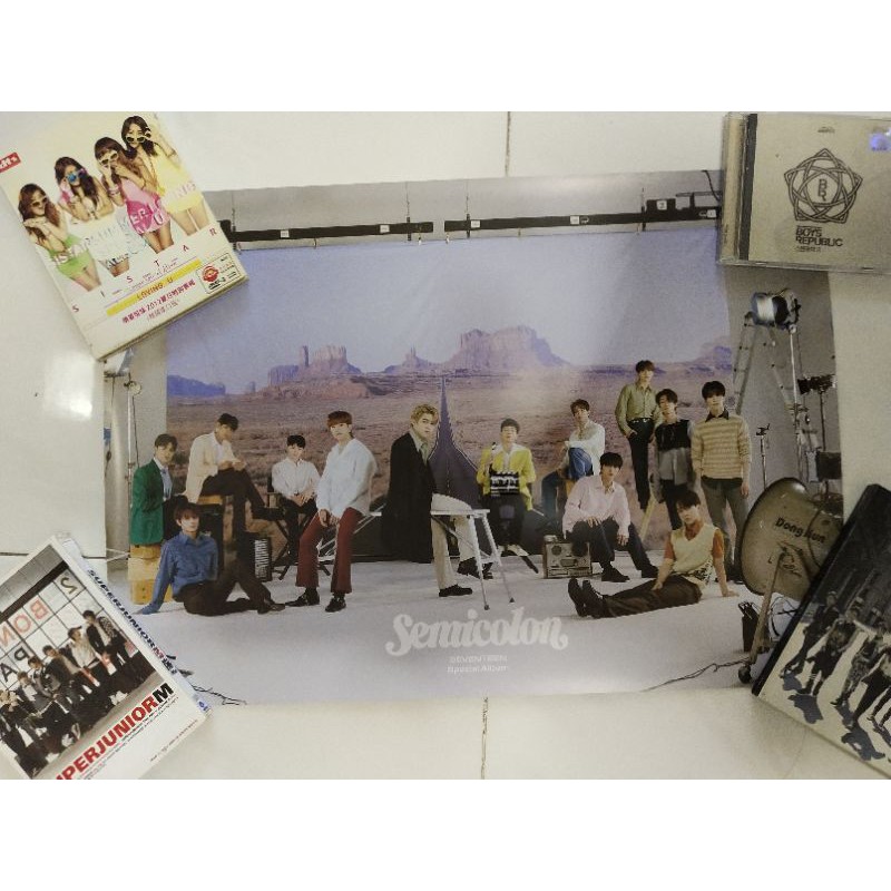 Official Poster Semicolon Seventeen Album (+ Tube) svt kpop pc ...