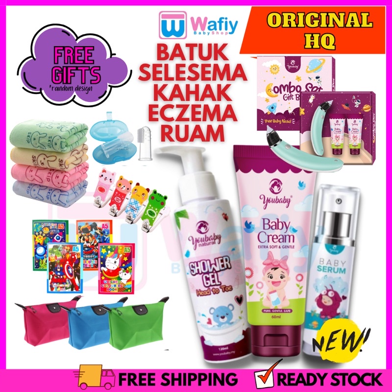YOUBABY BABY CREAM ORIGINAL HQ READY STOK SERUM SHOWER GEL KRIM BAYI ...