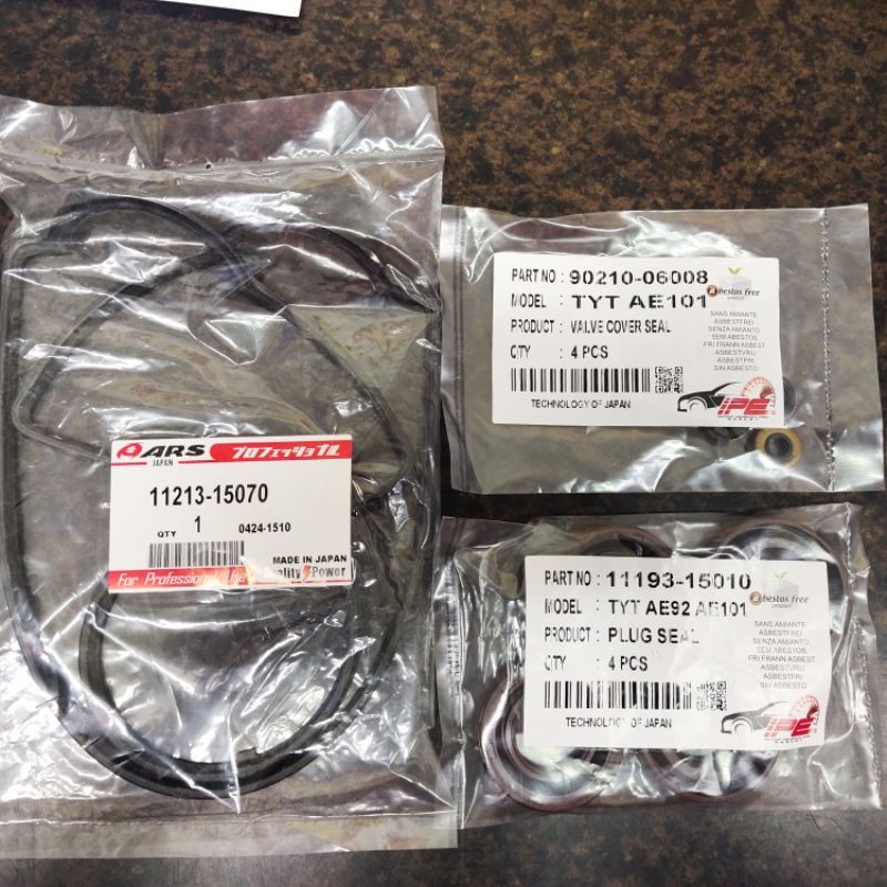 Toyota Corolla AE101 AE111 16V 1.6 4A-FE -OEM JAPAN Valve Cover Gasket ...