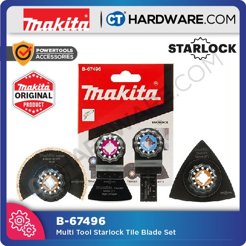 Makita B-67496 Multi Tool Starlock Tile Blade Set | Shopee Malaysia