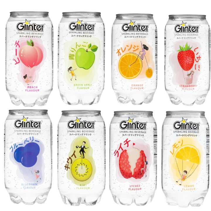 Limited Edition Glinter Sparkling Cartoon Version Sparkling Drinks ...
