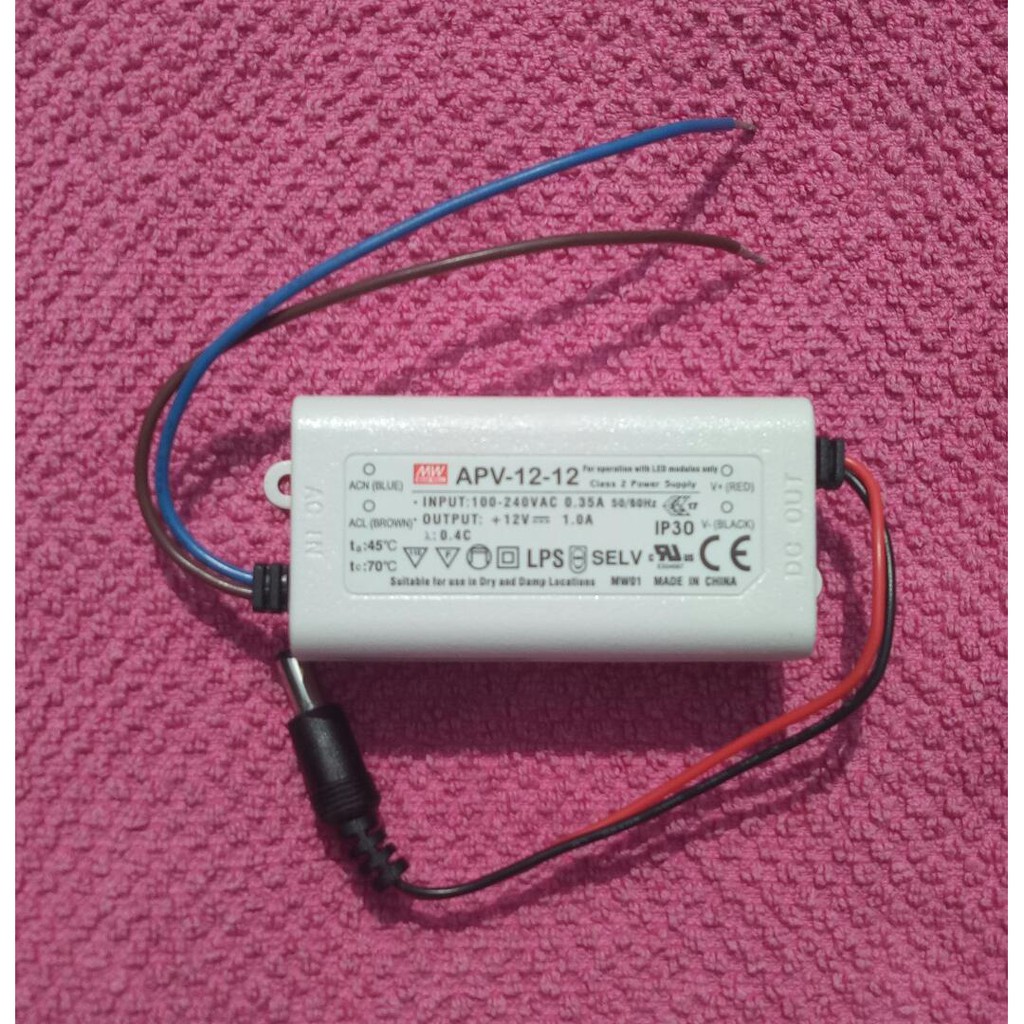 APV-12-12 DC Adaptor - With DC Socket for Water Vending Machines ...