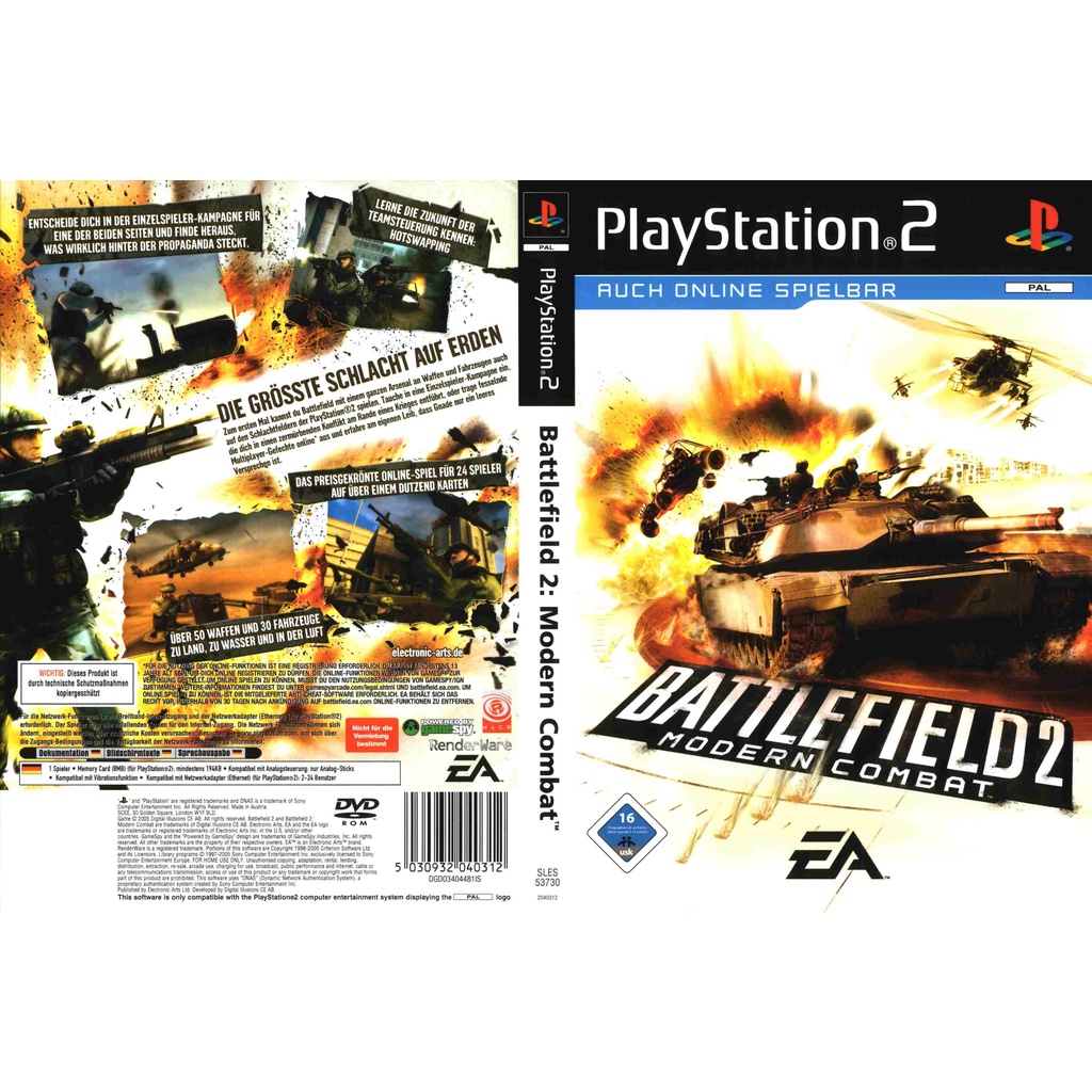 Battlefield 2 Modern Combat (CD Games PS2) | Shopee Malaysia