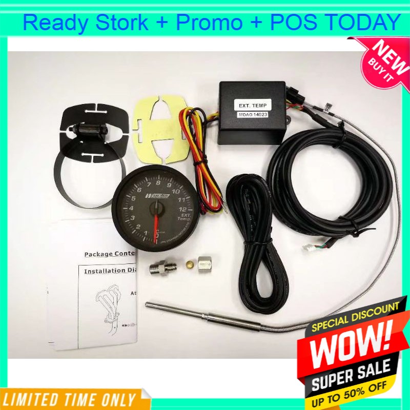 Water Temperature Oil Temp 3 Bar Boost Press Fuel Pressure Exhaust ...