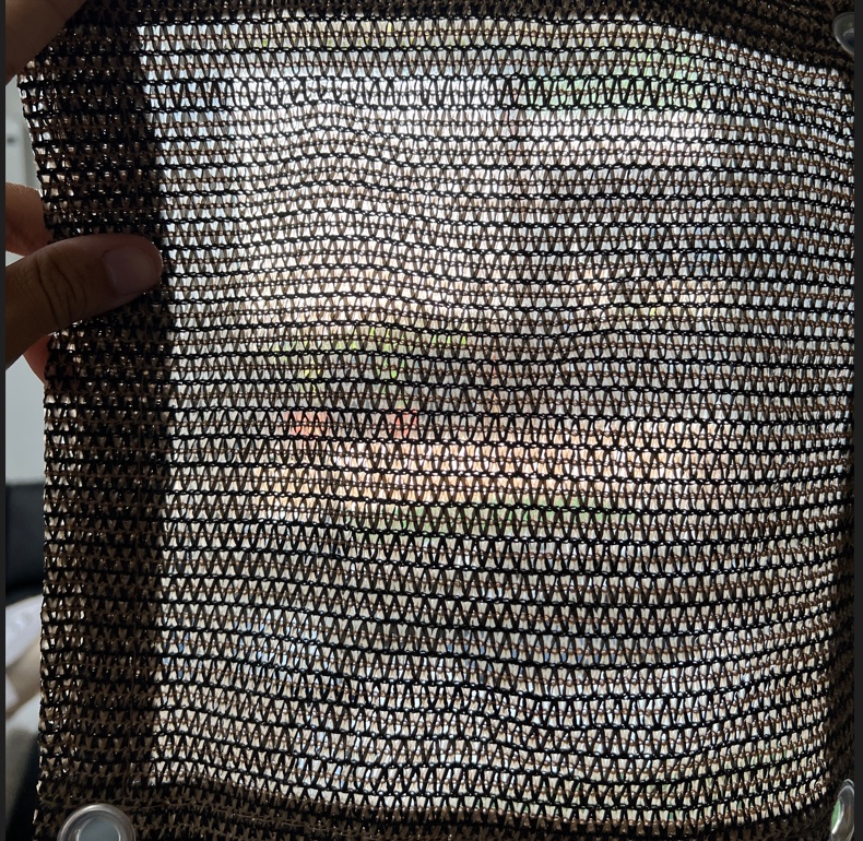 140gsm 2m/3m/4m Brown Privacy Net Shade Net Anti UV Shade Fence Sun ...
