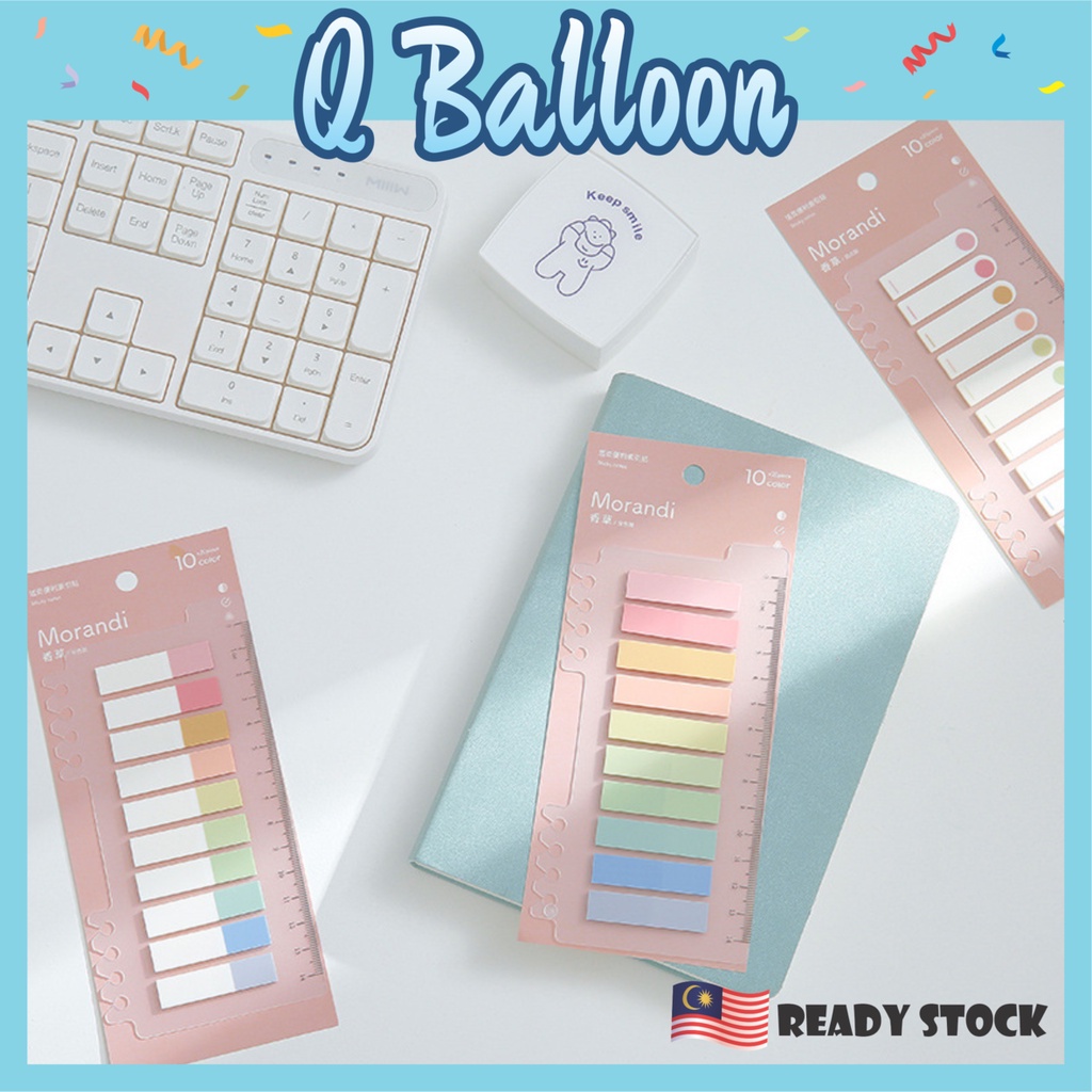 (STA3) 200pcs Colorful Sticky Note Memo Pad Lable Sticker Bookmarks ...