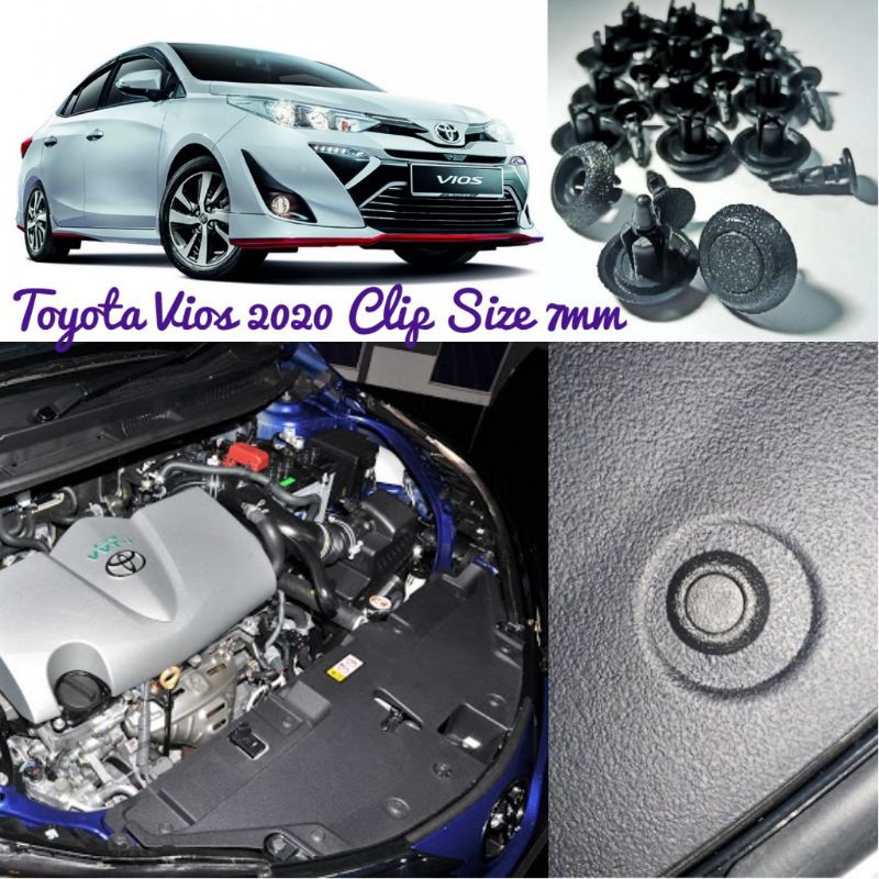 Toyota Vios/Hilux 2020 7mm Auto Fastener High Quality Push Rivet.CL ...