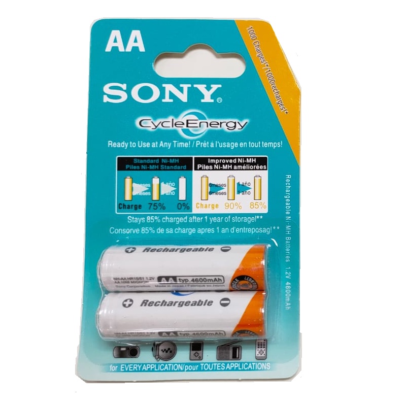 SONY GP AA AAA Rechargeable Battery 1.2V 4300mAh 4600mAh GP Charger Ni ...