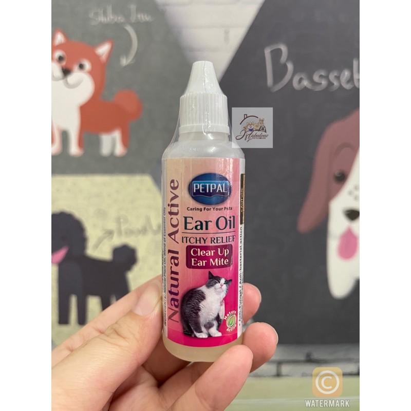 Petpal Natural Active Ear Oil (Ear Mite) For Cats - 35g | Shopee Malaysia
