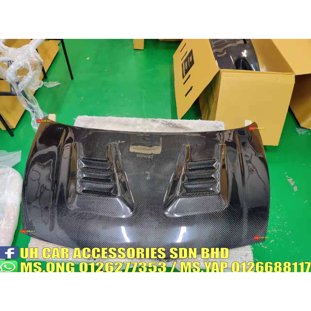 Honda civic fd js racing carbon fibre front bonnet bonet hood | Shopee ...