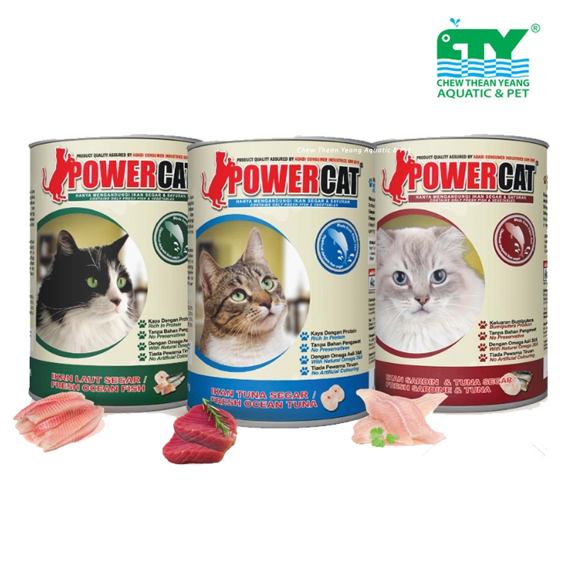 POWERCAT CAT CANNED FOOD 400G | Shopee Malaysia